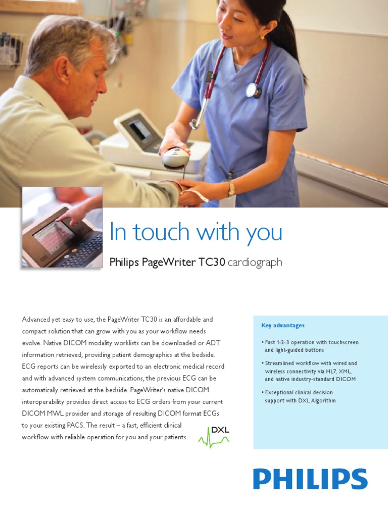 In Touch With You: Philips Pagewriter Tc30 Cardiograph | PDF | Electrocardiography | Computer ...