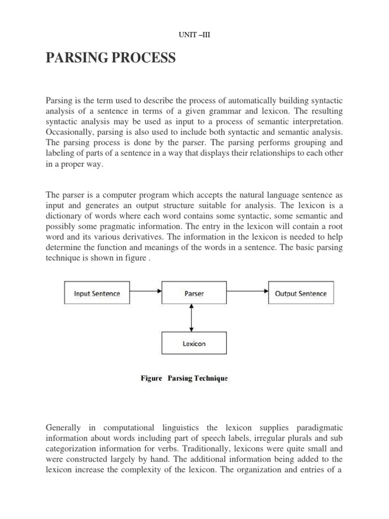 AI Notes Part-3 | Download Free PDF | Parsing | Logic