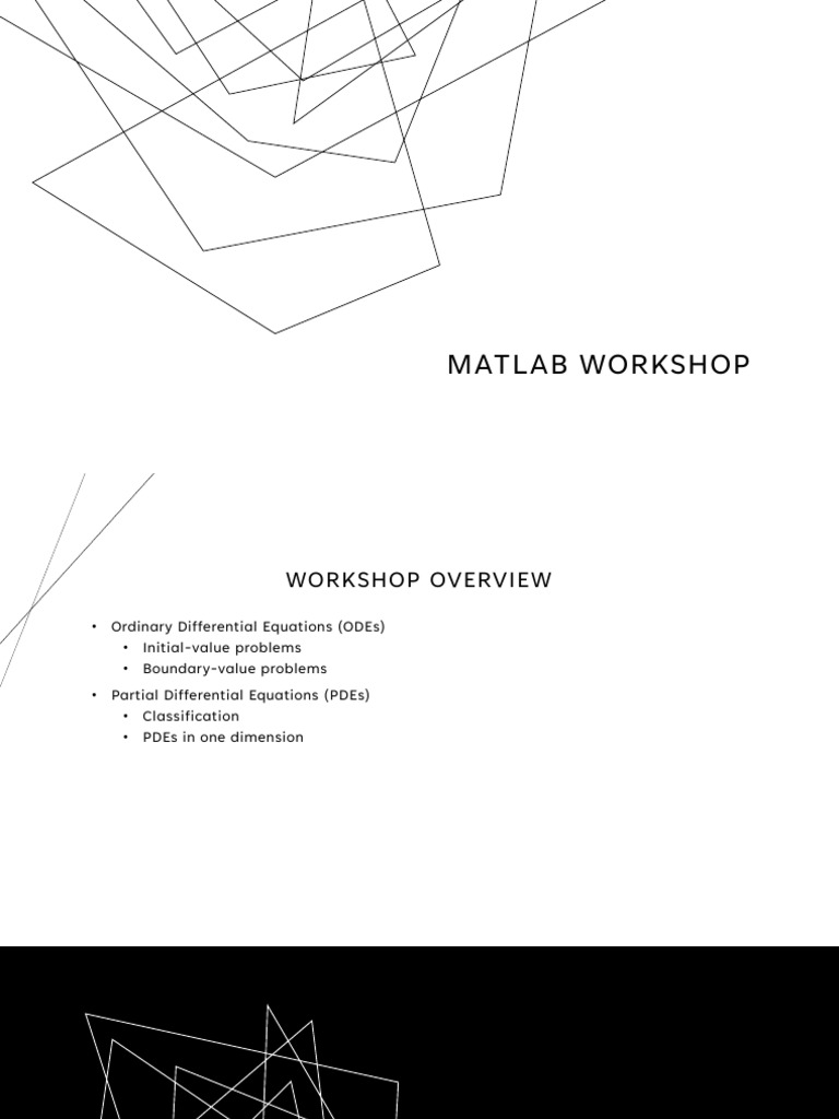 Matlab Workshop - Differential Equations | PDF | Ordinary Differential ... Matlab Workshop - Differential Equations | PDF | Ordinary Differential ...