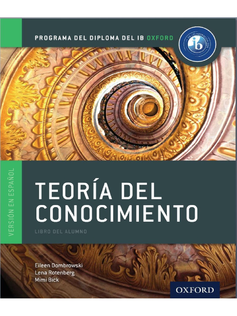 Libro Teoría Del Conocimiento-Ib | PDF