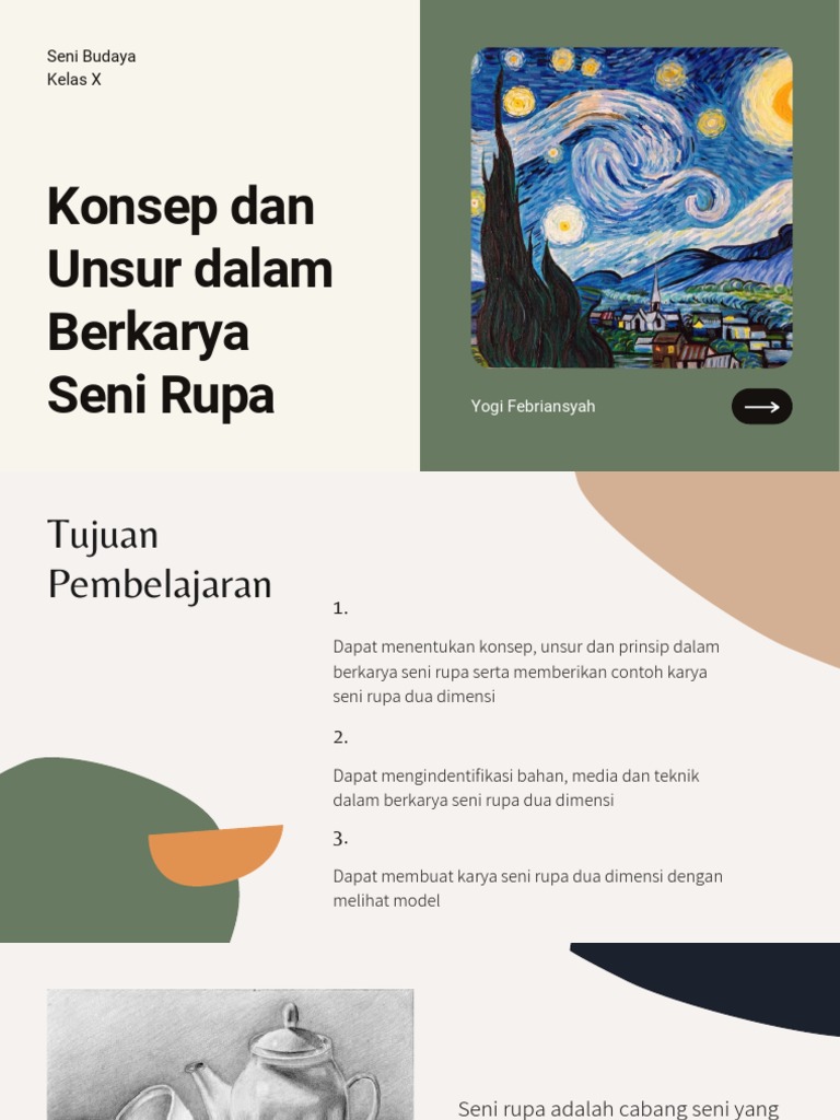 Konsep Dan Unsur Berkarya Seni Rupa | PDF