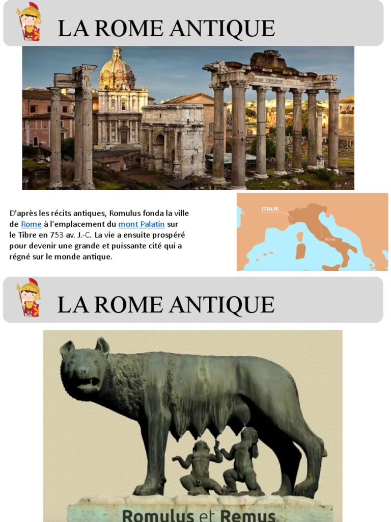 Diapo Rome | PDF | Rome antique | Empire romain