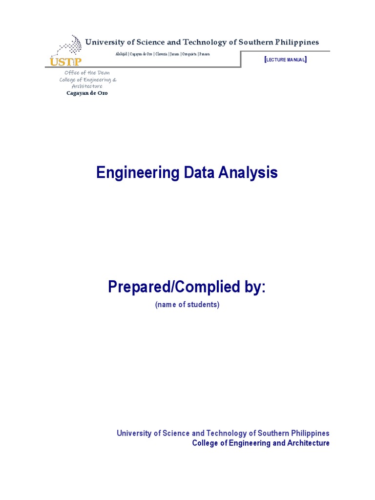 Instructional Material Sample ES209 | PDF | Statistics | Regression Analysis