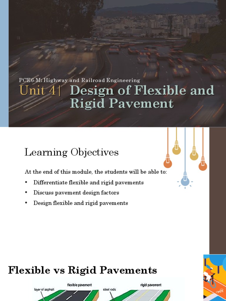 Design of Flexible and Rigid Pavement | PDF | Road Surface | Concrete