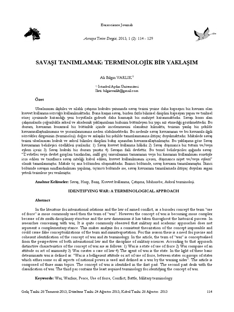 Sava - Tan - Mlamak - Terminolojik Bir Yakla - M (#70122) - 59826 | PDF