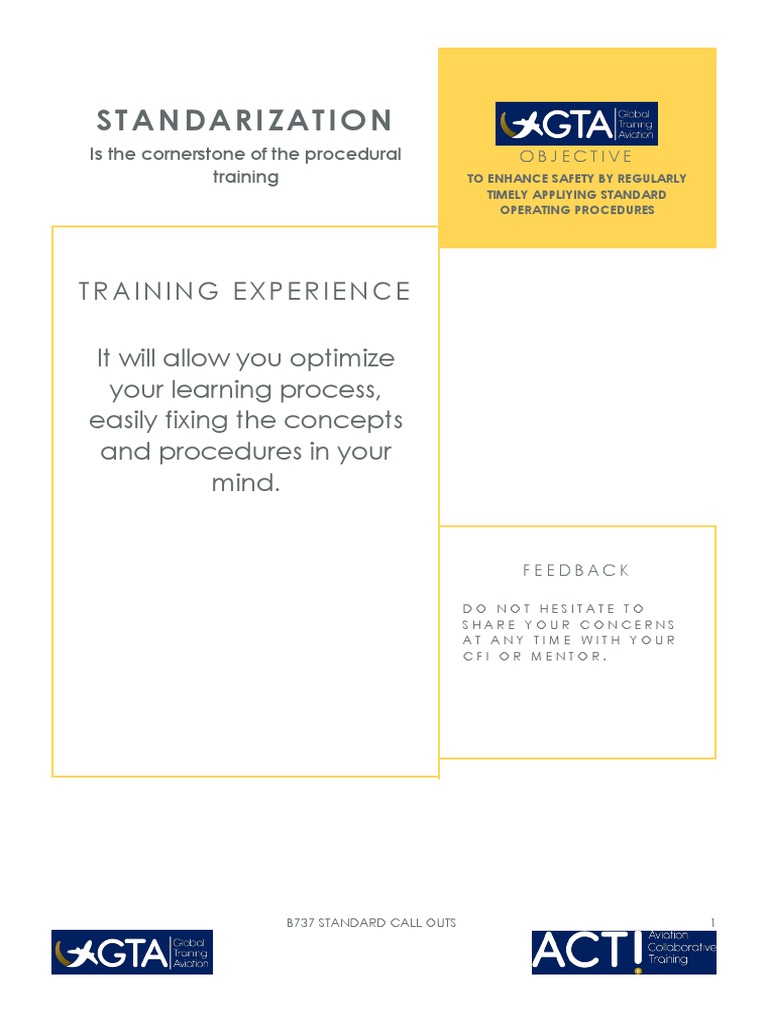 GTA B737 CALLOUTS & Procedures | PDF | Takeoff | Instrument Flight Rules