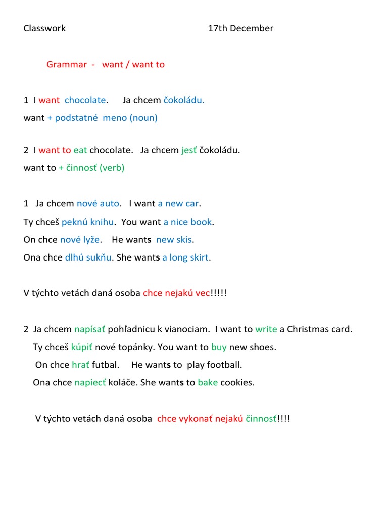 3c Want A Want To | PDF