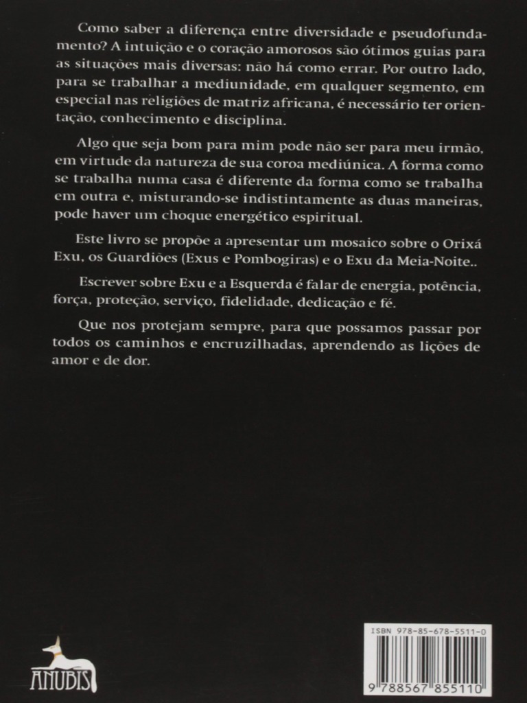 Resumo Laroie Exu Da Meia Noite Ademir Barbosa Junior | PDF