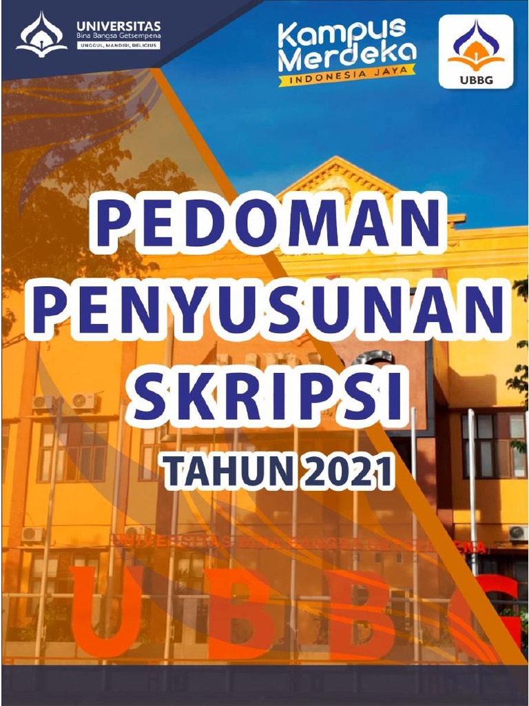 Buku Panduan Skripsi Ubbg 2021 | PDF