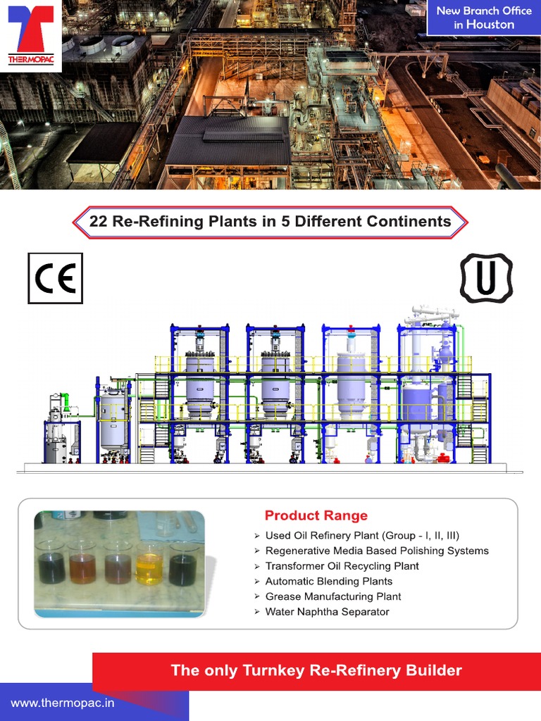 Used Oil Refinery Plant | PDF