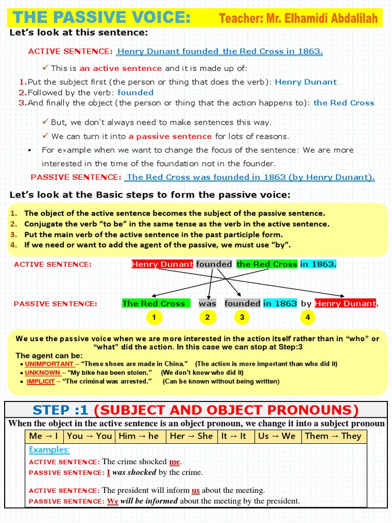 Understanding Passive Voice Formation | PDF | Verb | Perfect (Grammar)