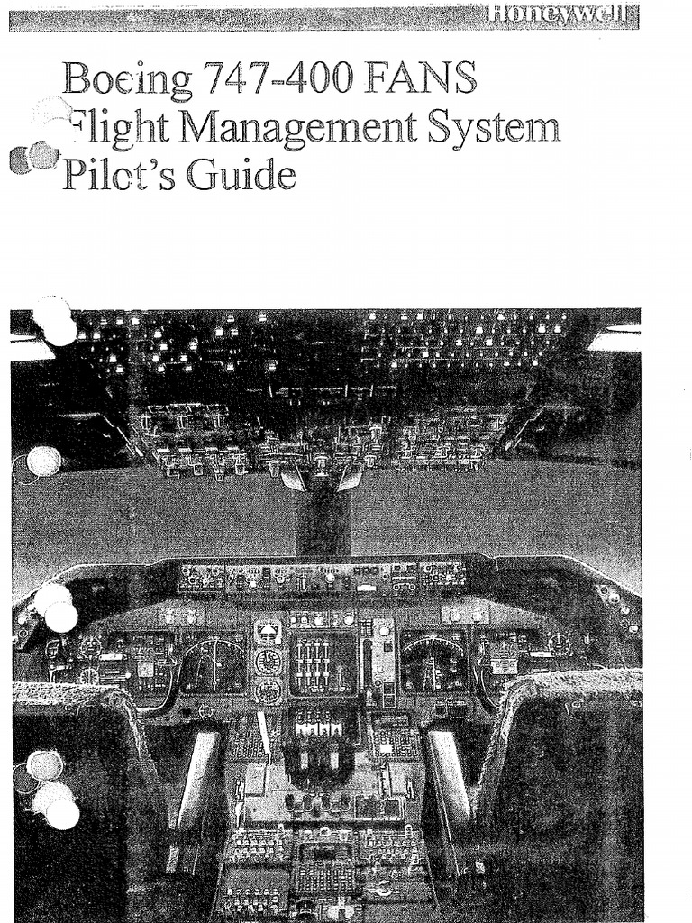 Honeywell B747-400 FANS Flight Management System Pilot's Guide | PDF