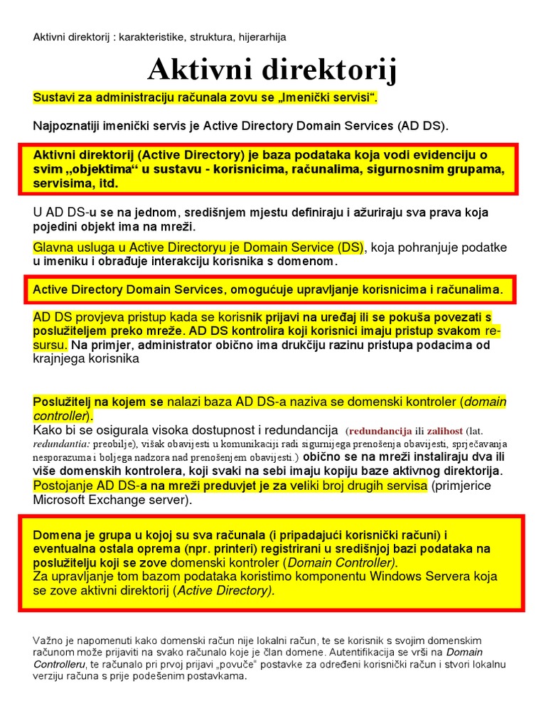 Active Directory | PDF