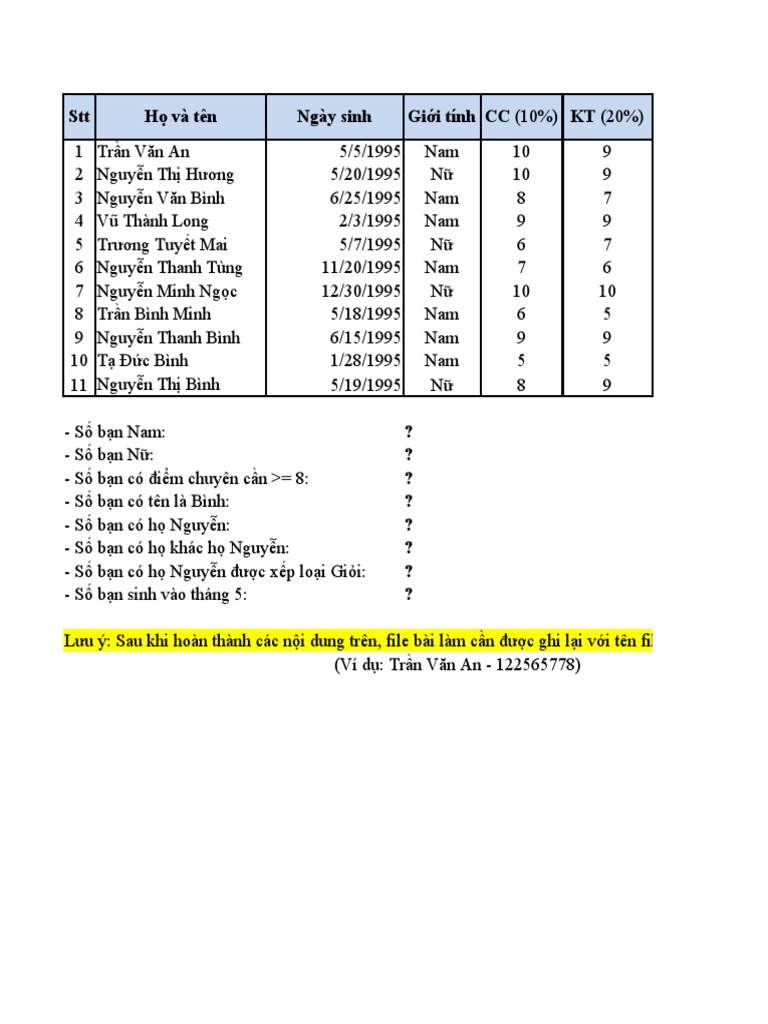 Tuan 4 - Bai Tap Thuc Hanh | PDF