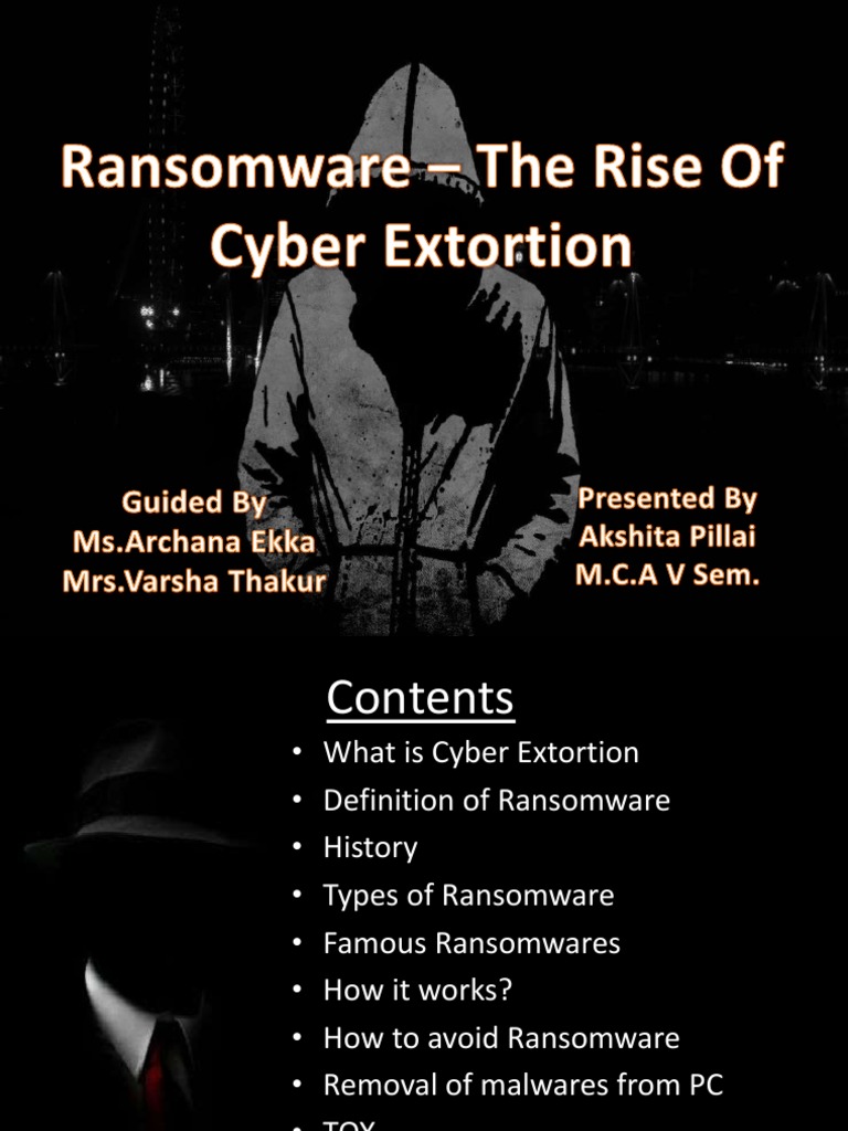 Ransomware | PDF | Ransomware | Malware