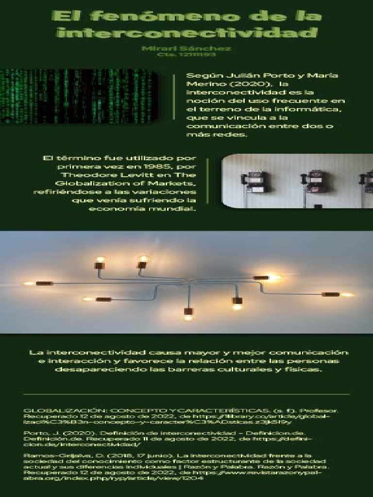 Sociología - Fenómeno de La Interconectividad - Mapa | PDF