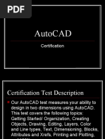 Introduction To AutoCAD | PDF | Computer Aided Design | 3 D Computer ...