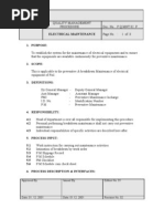 MCC and Panels Maintenance Procedure | Relay | Fuse (Electrical)