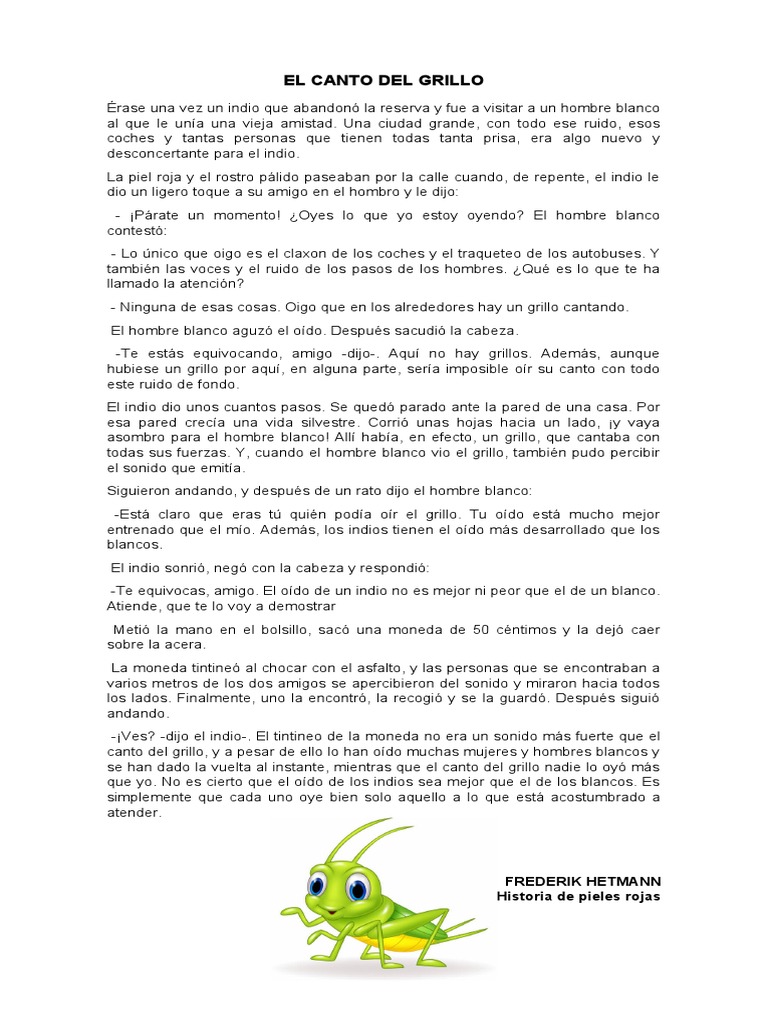 El Canto Del Grillo | PDF