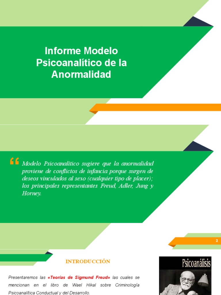 Modelo Psicoanalítico de La Anormalidad | PDF | Psicoanálisis | Sigmund ...