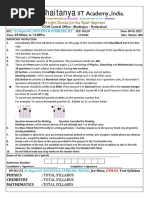 Mathongo Advanced Test Series | PDF | Chemistry | Physics