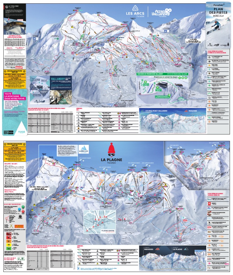 Plan des Pistes Les Arcs 2022 | PDF