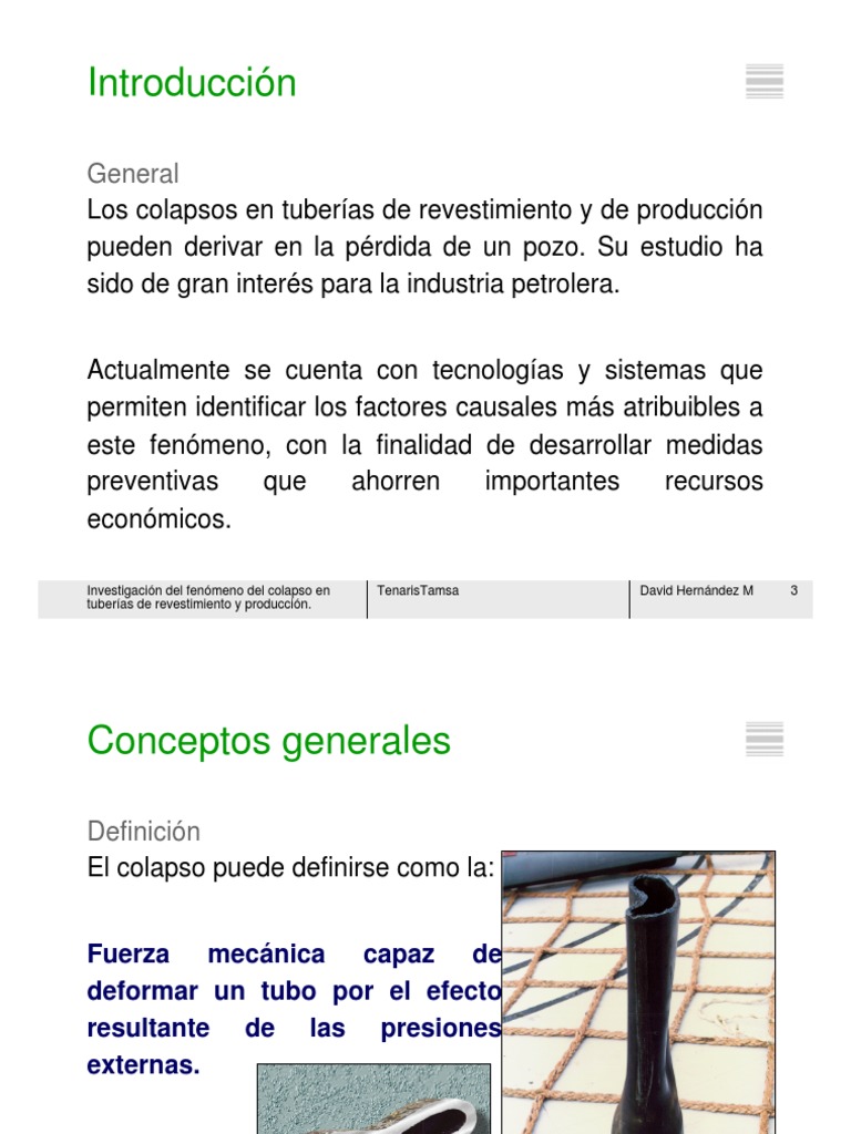 Colapso en Tuberías: Causas y Fórmulas | PDF | Presión | Agua