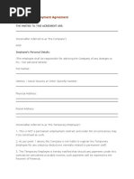 Employee Uniform Agreement Sample Template 092321 3 | PDF | Employment ...