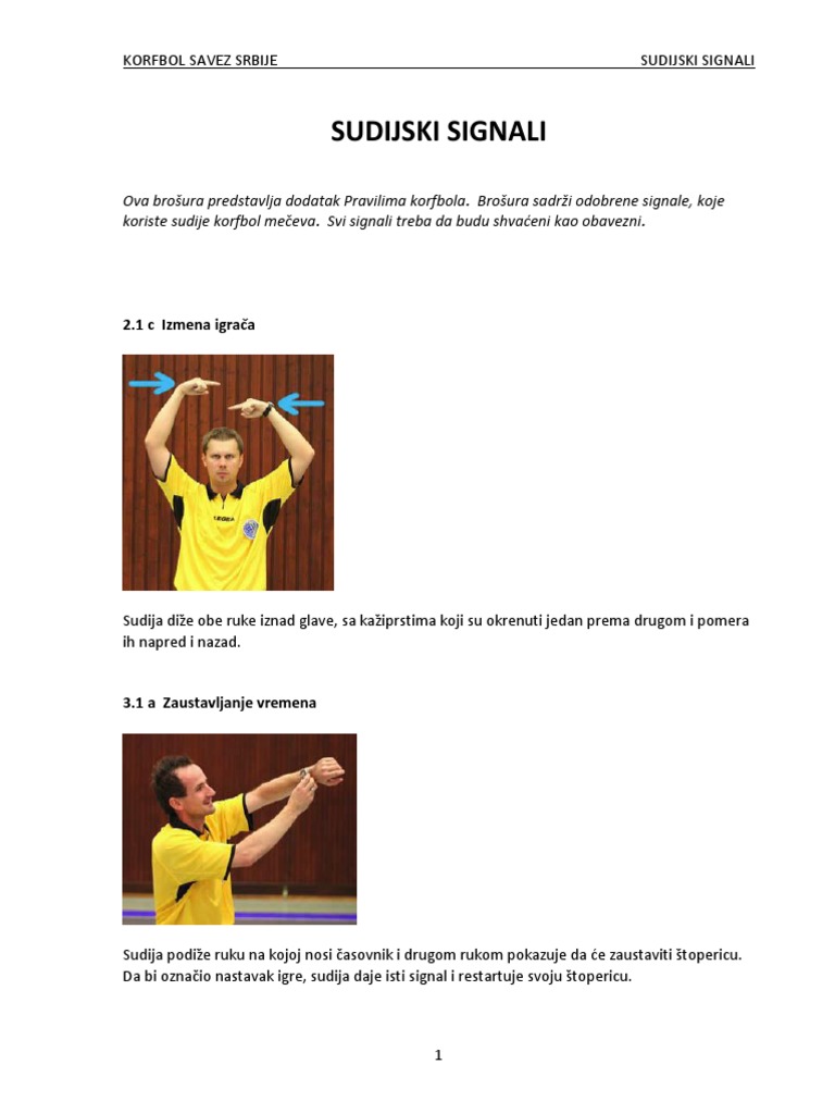 Sudijski Signali | PDF