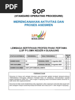 Identifikasi Formulir Sop LSP SMK | PDF