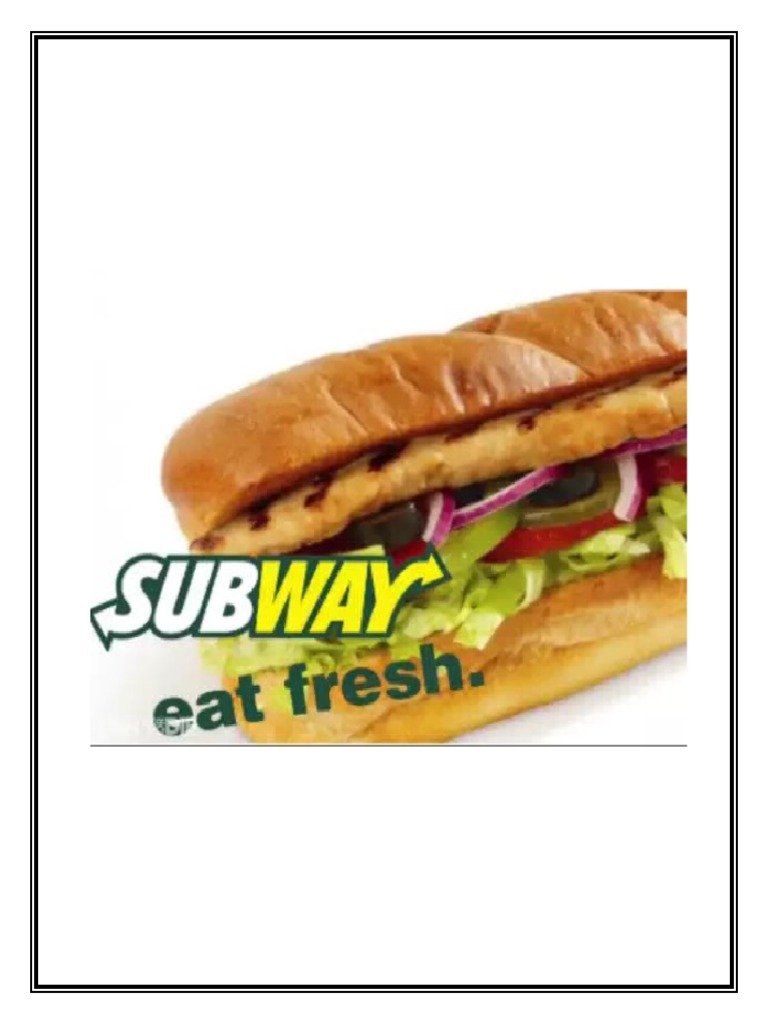 PlanDeMarketing SUBWAY | PDF | Business