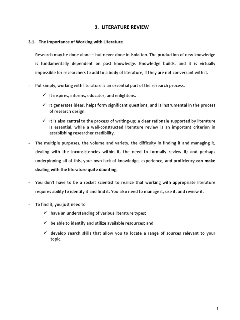 Literature Review | PDF | Methodology | Literature Review