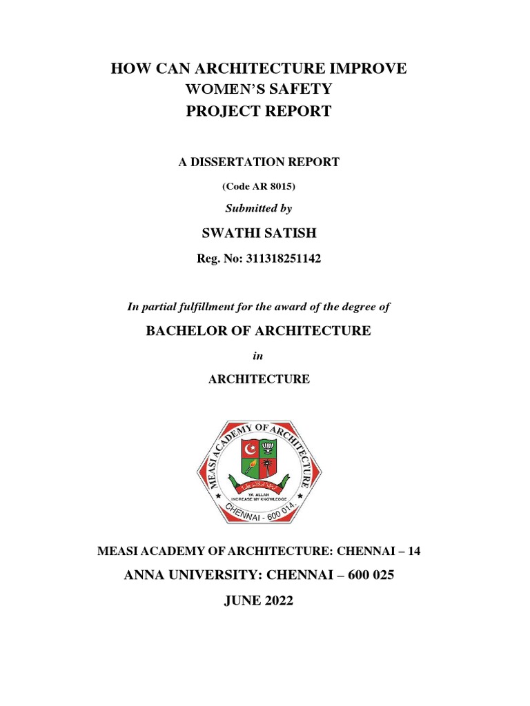B.arch Dissertation | PDF