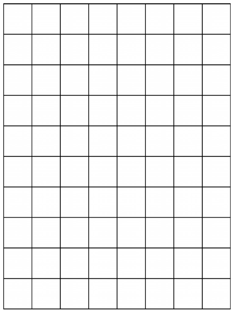 1 Inch Graph Paper | PDF