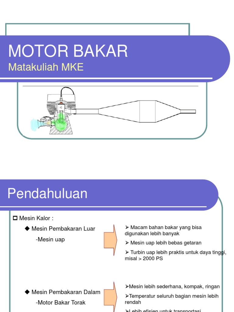 Jenis dan Siklus Motor Bakar | PDF