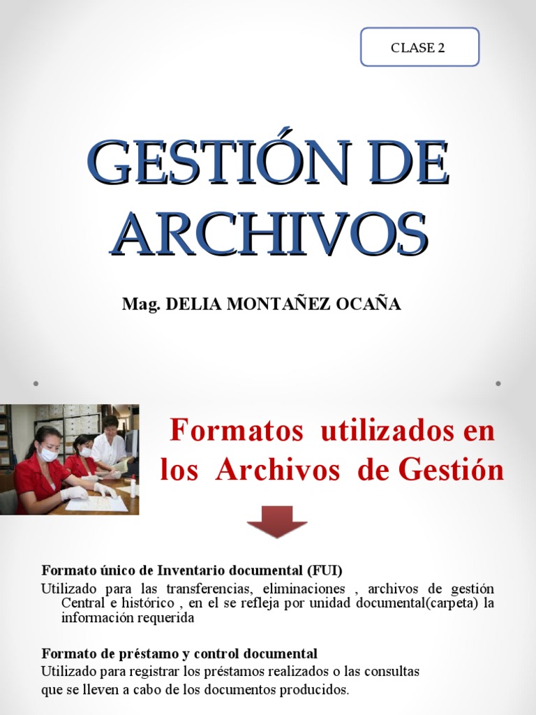 Clase 2 Gestion de Archivo | PDF