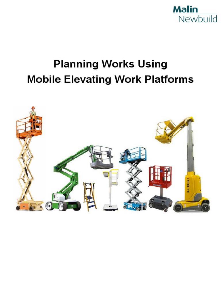 Planning Works Using MEWPs | PDF | Hazards | Occupational Safety And Health