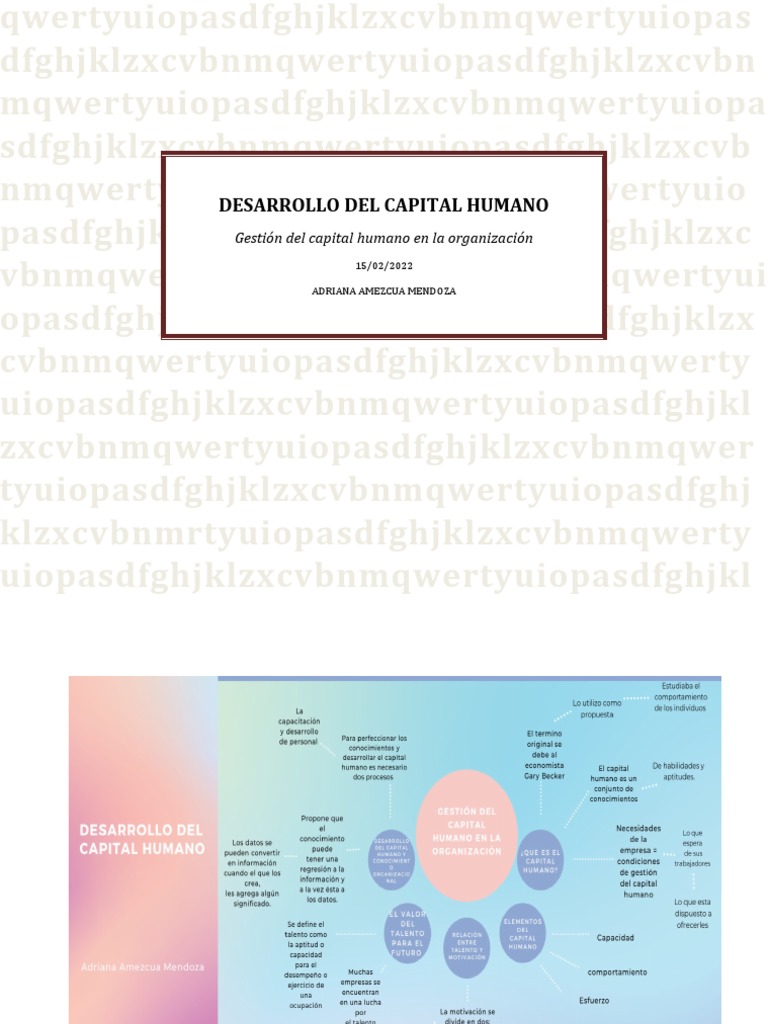Desarrollo Del Capital Humano | PDF Desarrollo Del Capital Humano | PDF