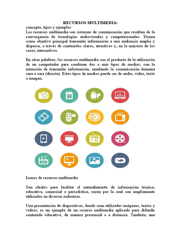 Recursos Multimedia | PDF | Multimedia | Internet