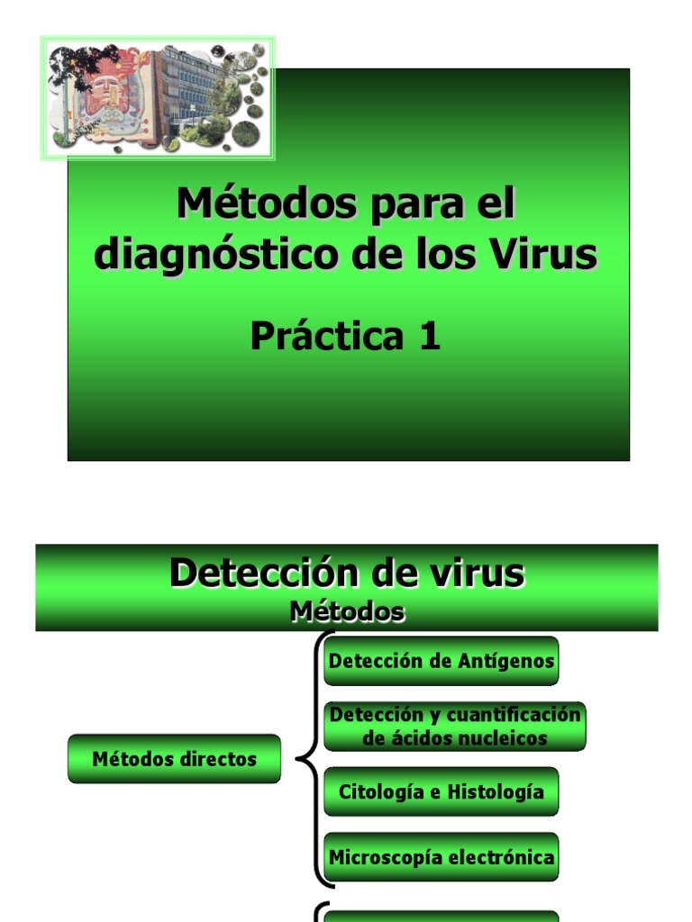 Métodos para El Diagnóstico de Los Virus | PDF | Reacción en cadena de la polimerasa | Cultivo ...
