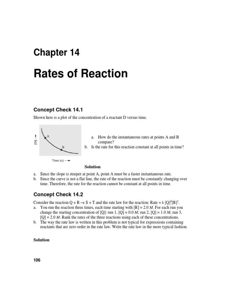 CH 14 | PDF | Activation Energy | Reaction Rate Constant