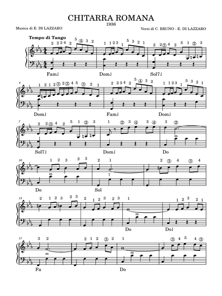 Chitarra Romana | PDF