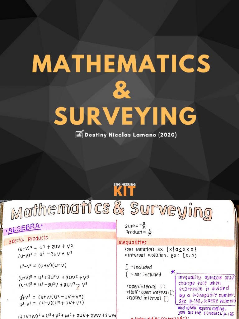 Mathematics and Surveying | PDF