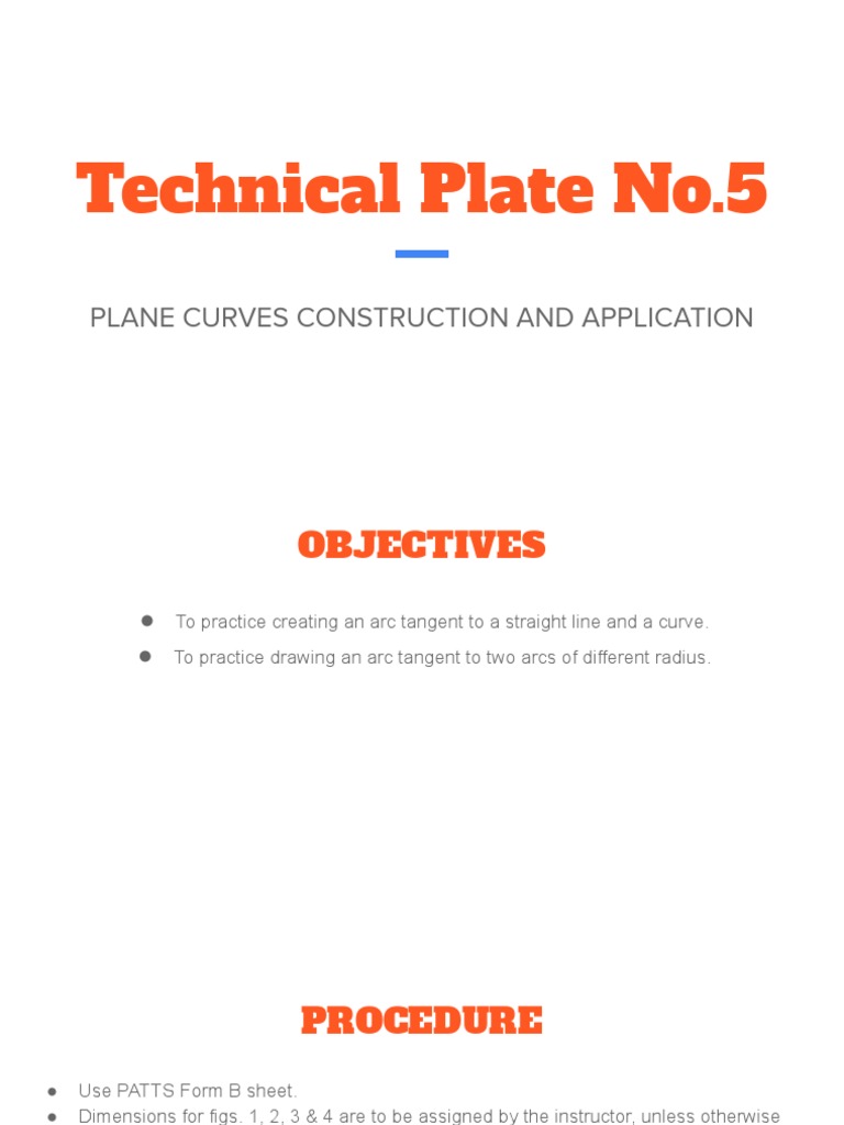 Technical Plate 5 | PDF