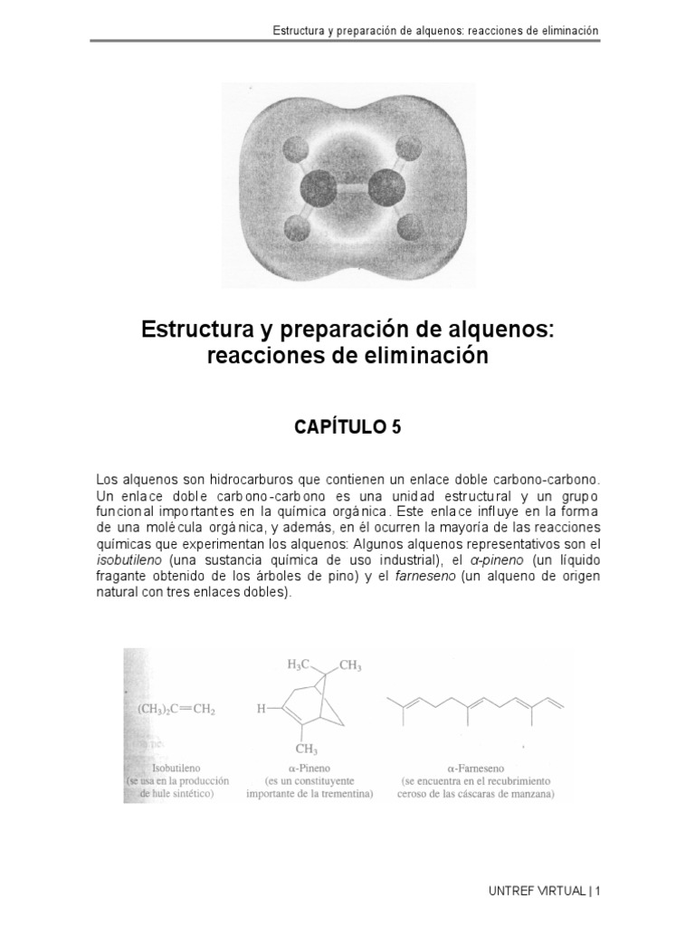 Estructura y Preparacion de Alquenos | PDF | Alqueno | Enlace químico