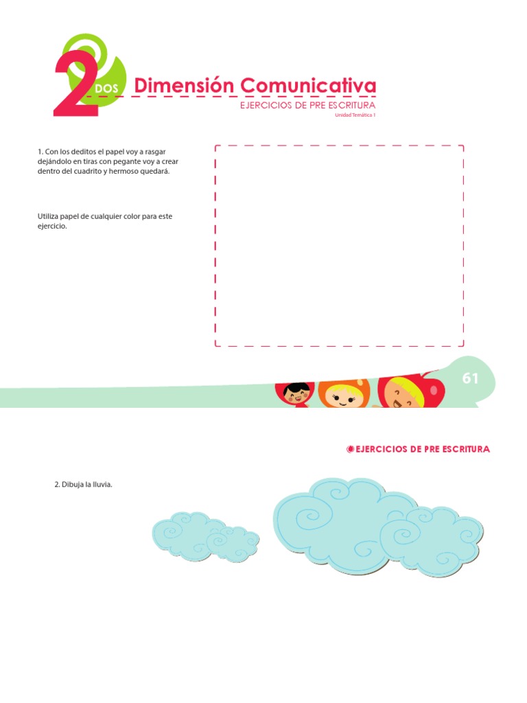 Ejercicios de Pre Escritura Unidad Temática 1 | PDF | Qualia | Color