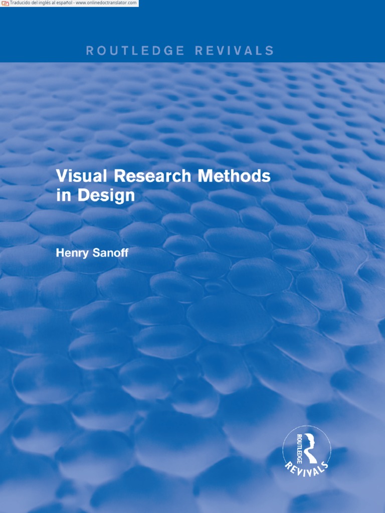 04 - Sanoff - Visual Research Methods in Design - En.es | PDF