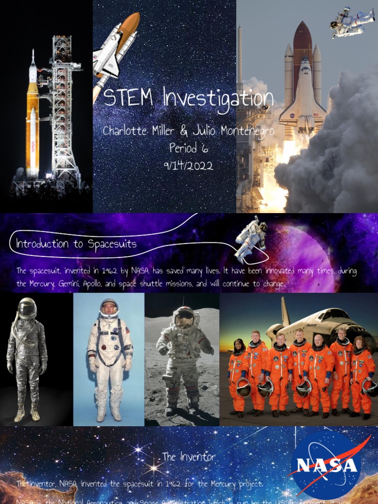 Stem Investigation | PDF | Space Suit | Nasa