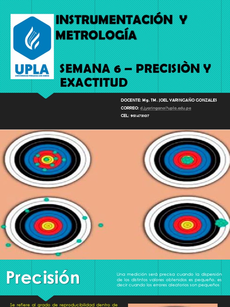 Precisión y Exactitud en Metrología | PDF | Exactitud y precisión ...