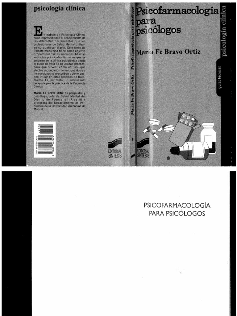 Psicofarmacologia para Psicologos | PDF